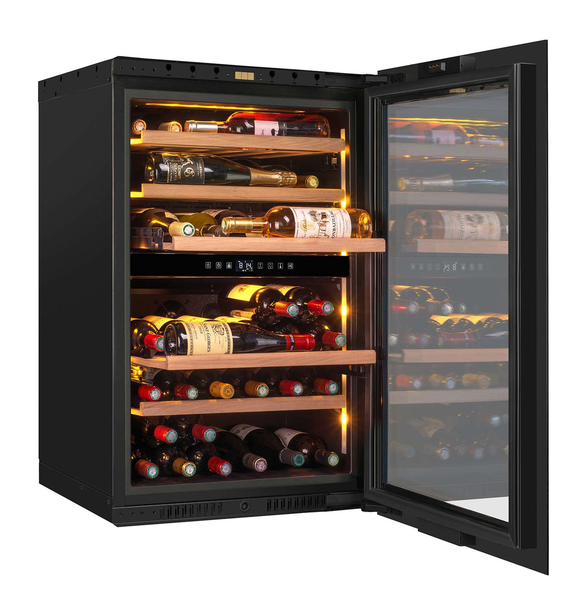 Self-ventilated refrigerated cellar WiFi Column N 44 Bott. - Push pull ...