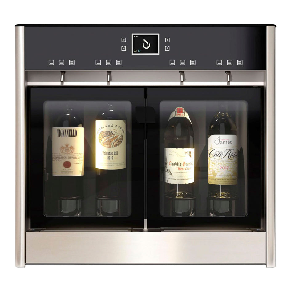 2+2 bottle dispenser behind the counter– Showine