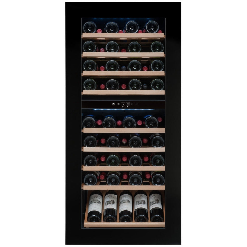 Cellar Fridge Built-in Column 79 bott. Double Temperature - Push Pull ...