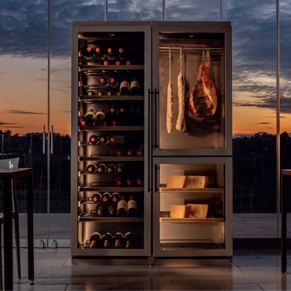 Cantina Frigo Wood Cold Cuts and Cheeses - Double Temperature– Showine